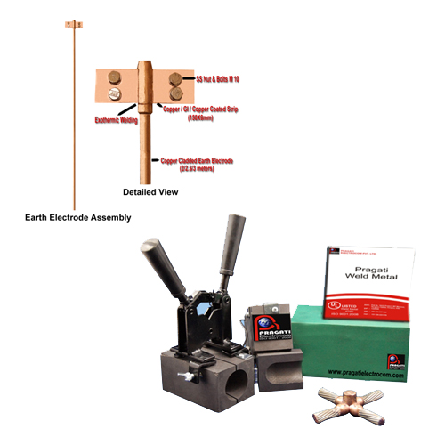 Maintenance Free Chemical Earthing - Copper Clad Steel Earth Electrodes ...