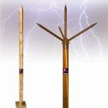 Lightning Arrestors - Franklin Rods, Early Streamer Emitting Terminal ...